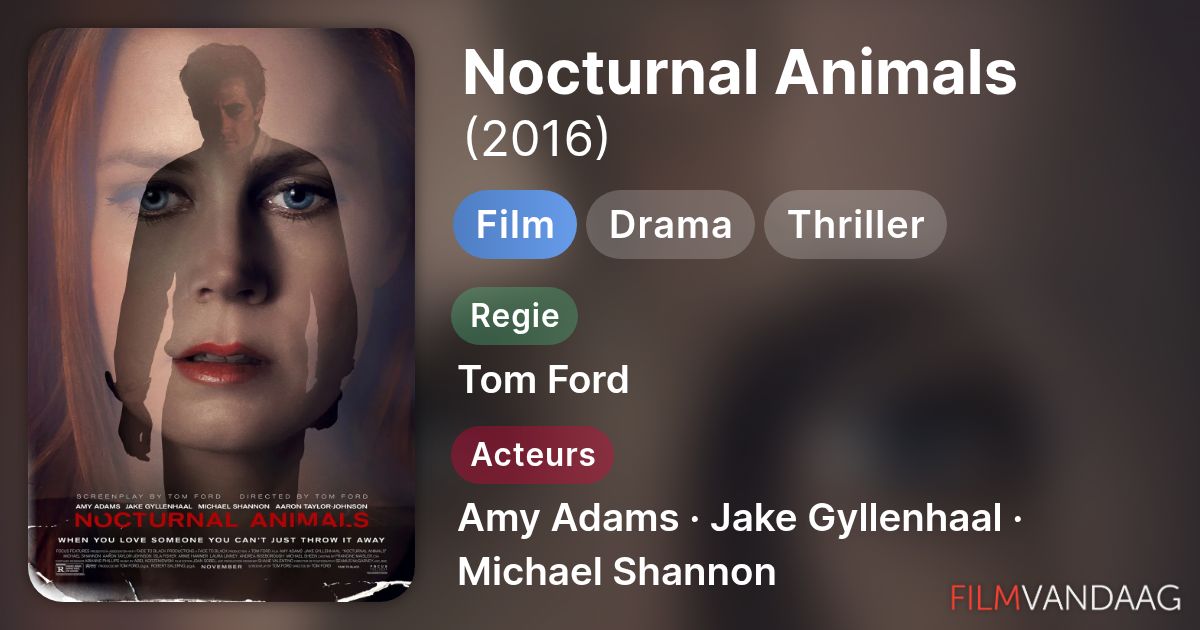 Nocturnal Animals (film, 2016) - FilmVandaag.nl