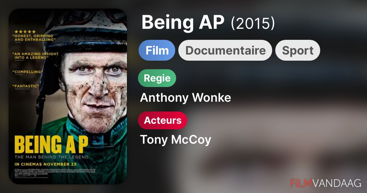 Being AP (film, 2015) - FilmVandaag.nl