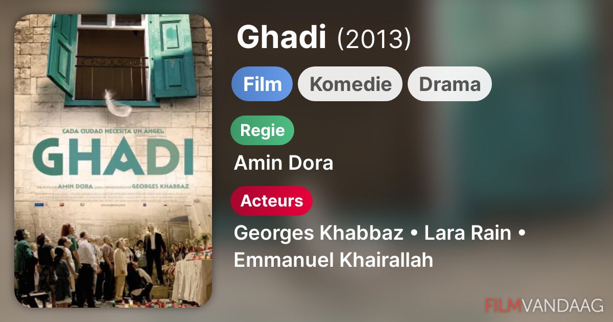 Ghadi (film, 2013) - FilmVandaag.nl