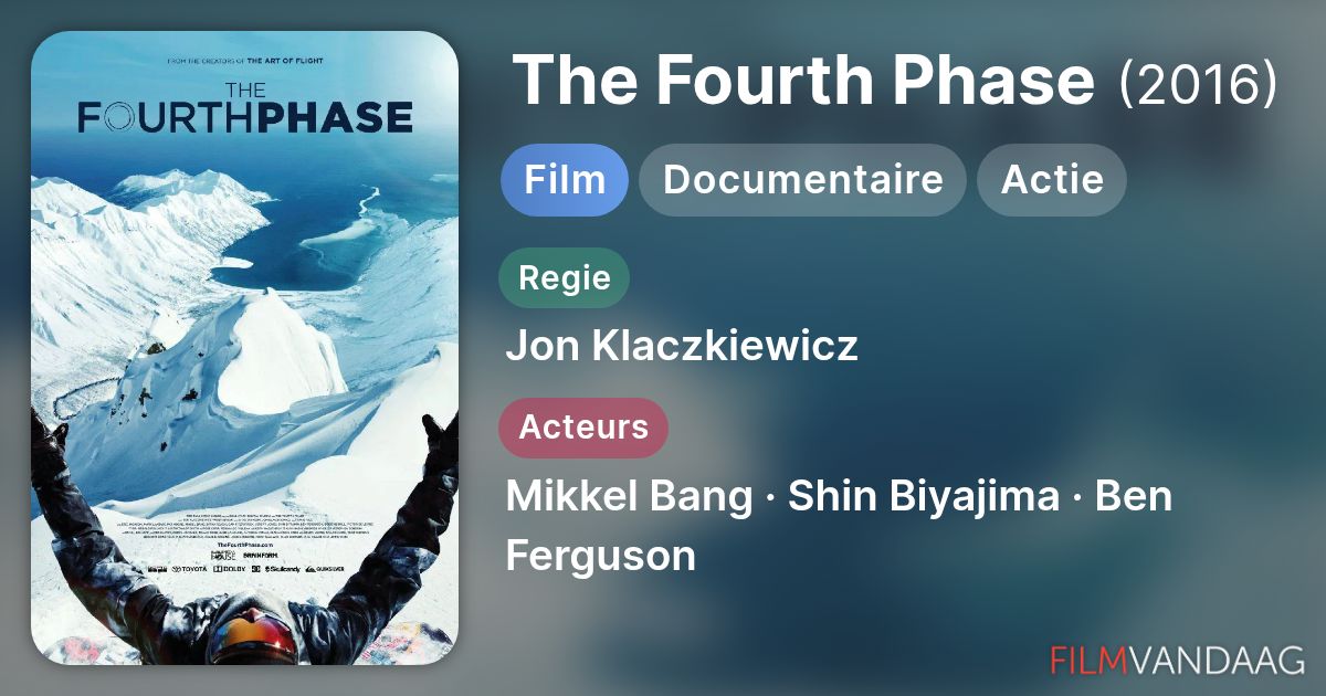 The Fourth Phase (film, 2016) - FilmVandaag.nl
