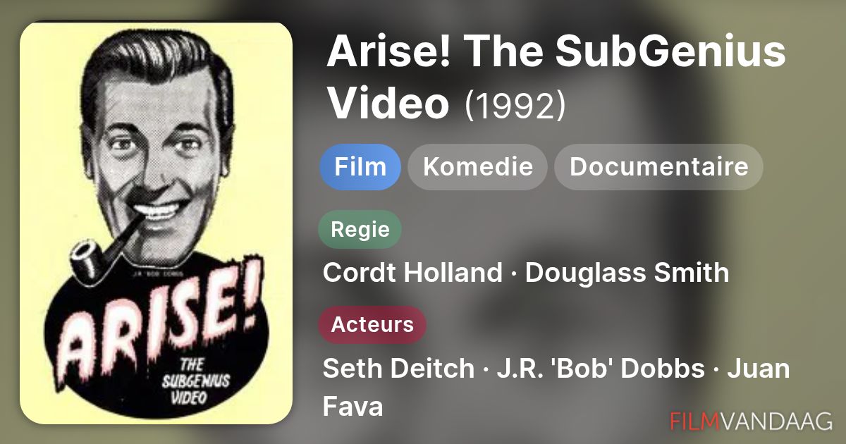 Arise! The SubGenius Video (film, 1992) - FilmVandaag.nl