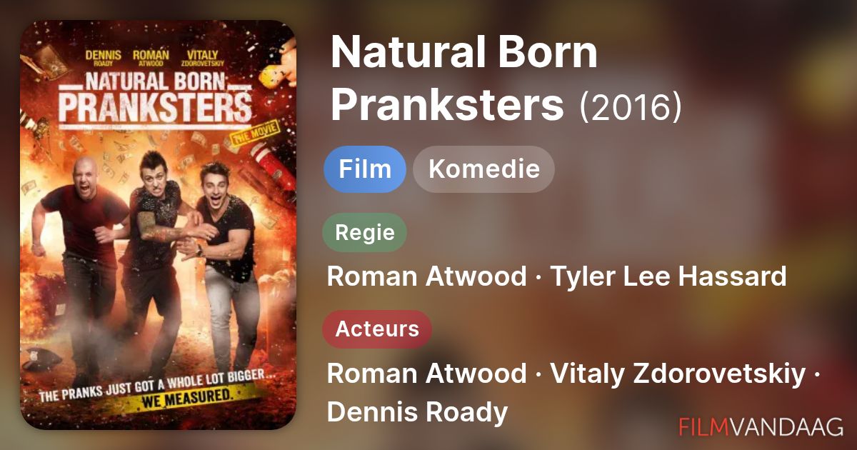 Natural Born Pranksters (film, 2016) - FilmVandaag.nl