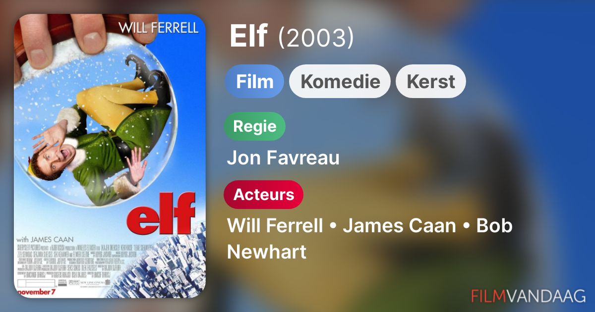 Elf (film, 2003) - FilmVandaag.nl