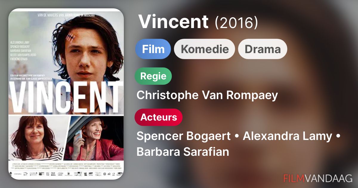 Vincent (film, 2016) - FilmVandaag.nl