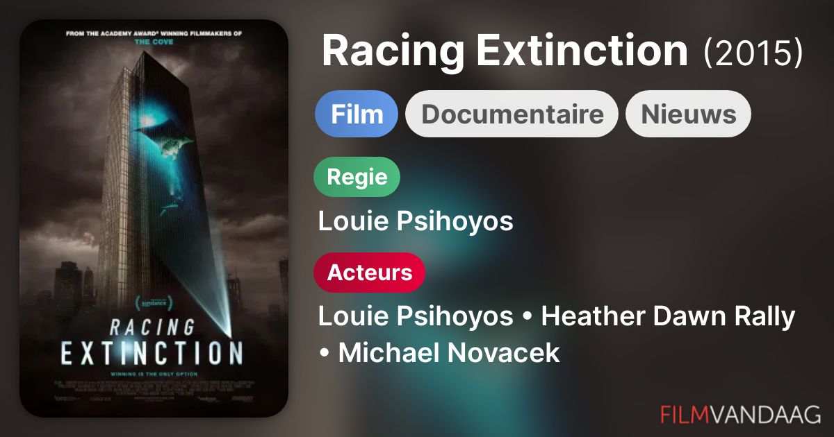 Racing Extinction (film, 2015) - FilmVandaag.nl