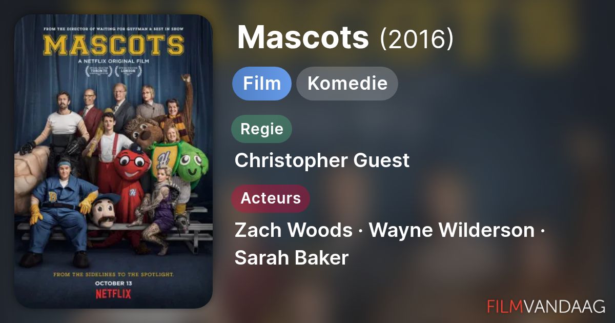 Mascots (film, 2016) - FilmVandaag.nl