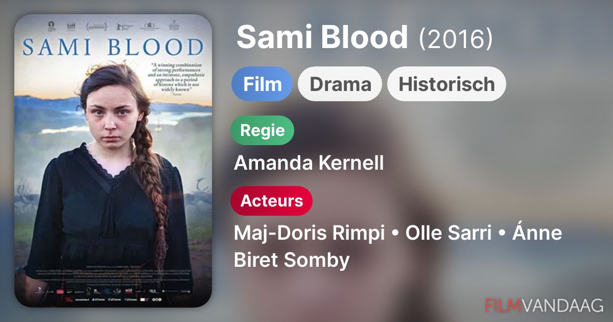 Sami Blood (film, 2016) - FilmVandaag.nl