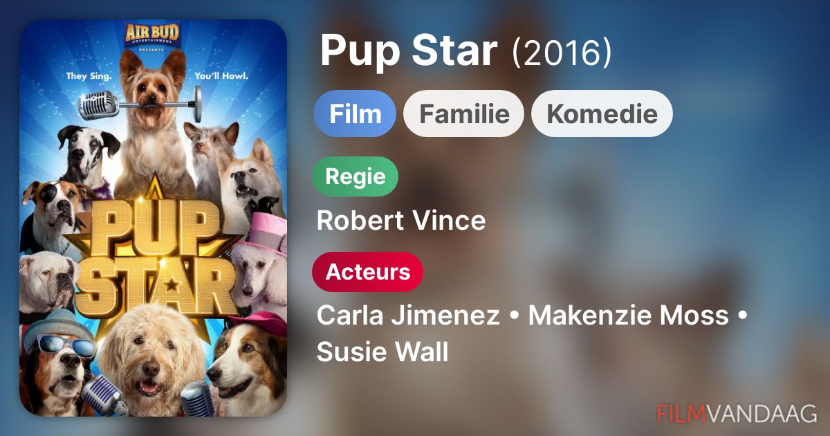 Pup Star (film, 2016) - FilmVandaag.nl