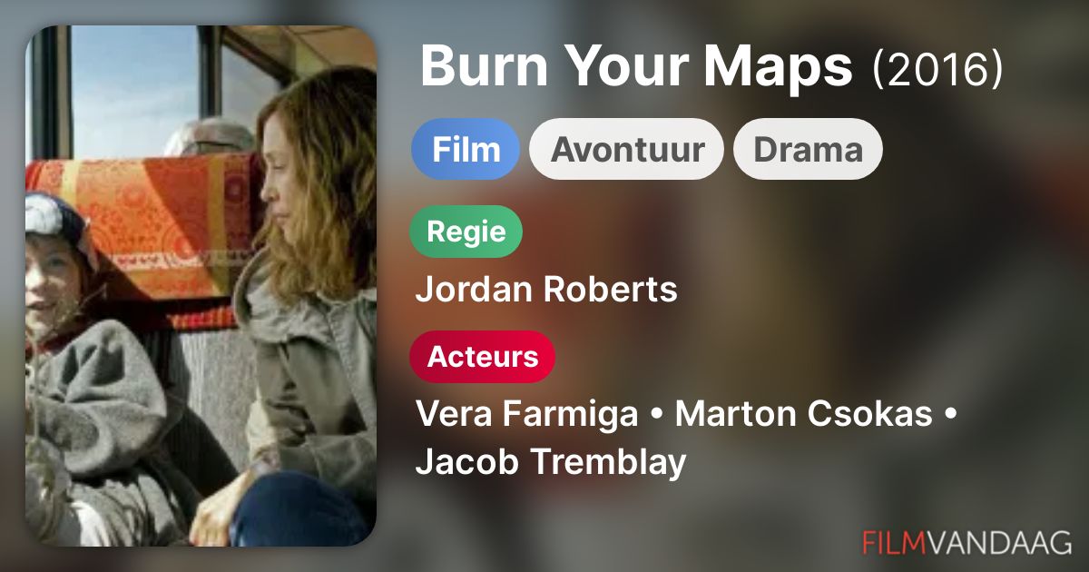 Burn Your Maps (film, 2016) - FilmVandaag.nl