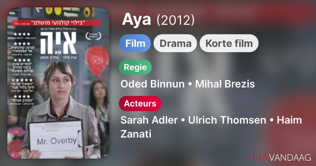 Aya (film, 2012) - FilmVandaag.nl