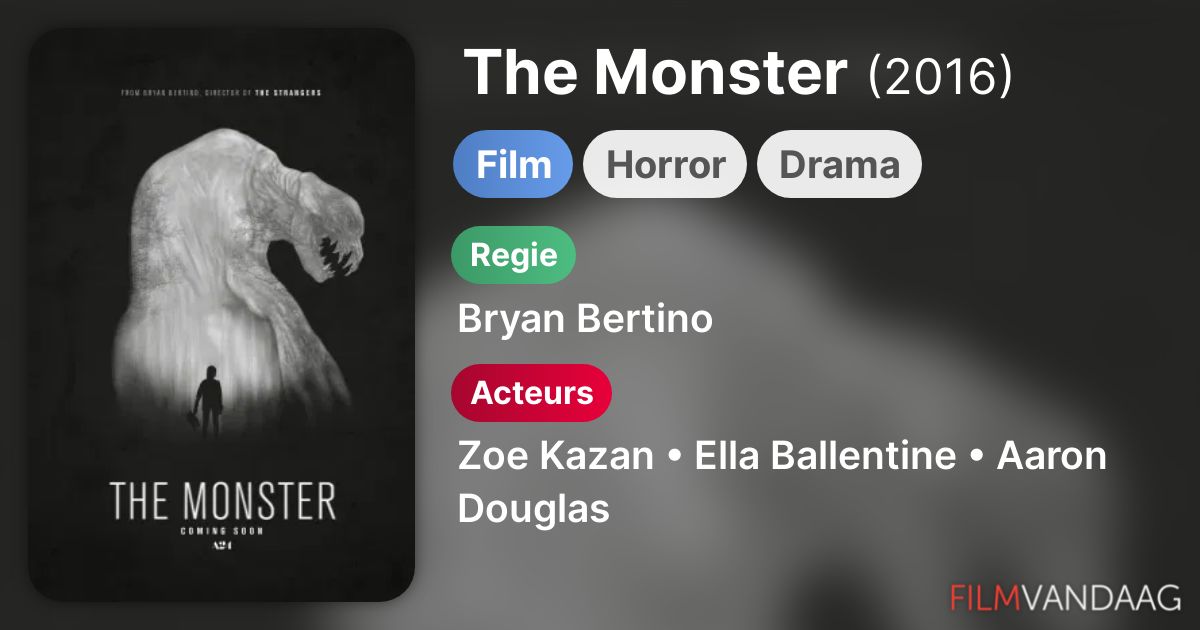 The Monster (film, 2016) - FilmVandaag.nl