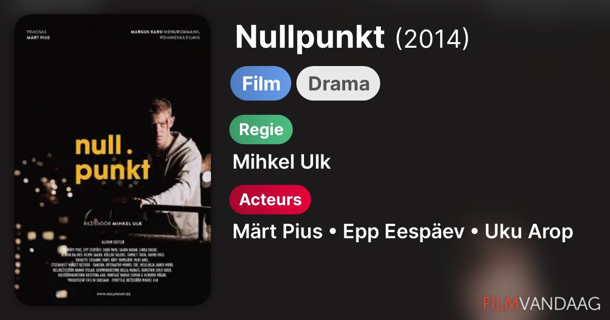 Nullpunkt (film, 2014) - FilmVandaag.nl