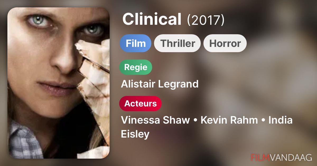 Clinical (film, 2017) - FilmVandaag.nl