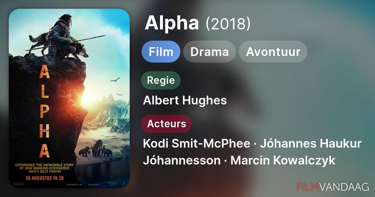 Alpha (film, 2018) - FilmVandaag.nl