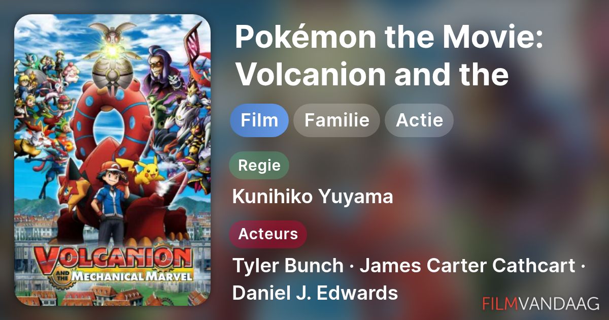 Pokémon the Movie: Volcanion and the Mechanical Marvel (film, 2016 ...