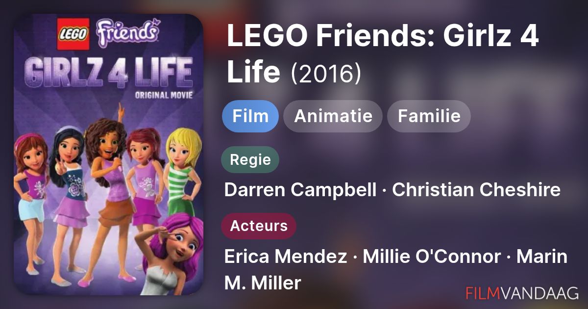 LEGO Friends: Girlz 4 Life (film, 2016) - FilmVandaag.nl