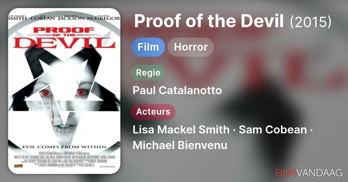 Proof of the Devil (film, 2015) - FilmVandaag.nl