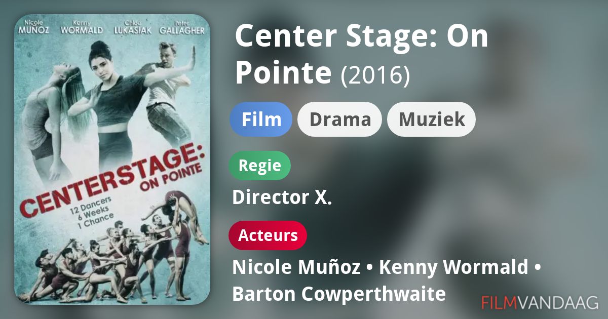 Center Stage: On Pointe (film, 2016) - FilmVandaag.nl