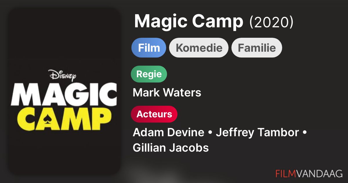 Magic Camp (film, 2020) - FilmVandaag.nl