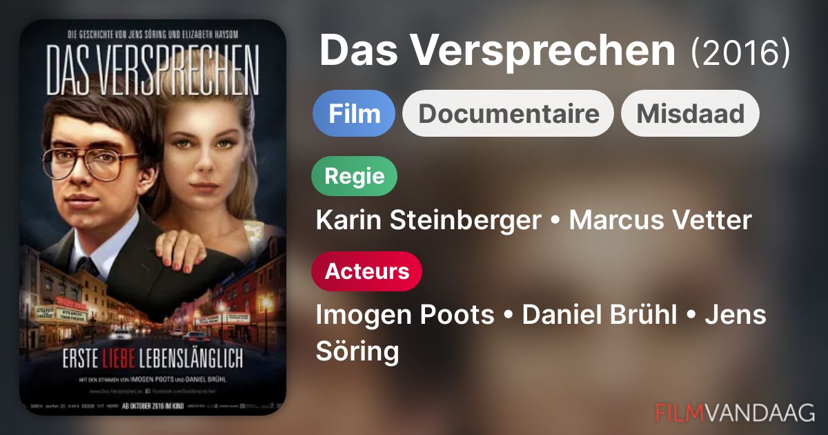 Das Versprechen (film, 2016) - FilmVandaag.nl