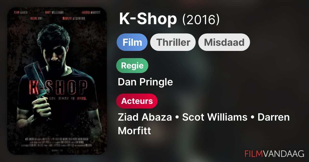 K-Shop (film, 2016) - FilmVandaag.nl