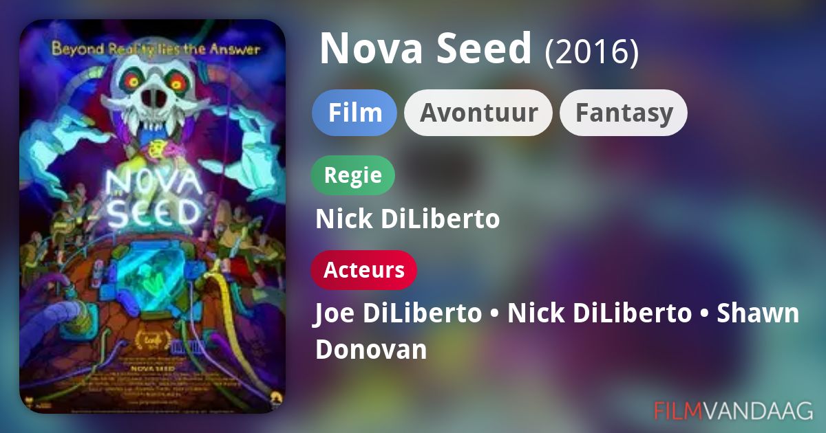 Nova Seed (film, 2016) - FilmVandaag.nl