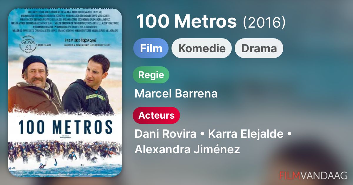 100 Metros (film, 2016) - FilmVandaag.nl