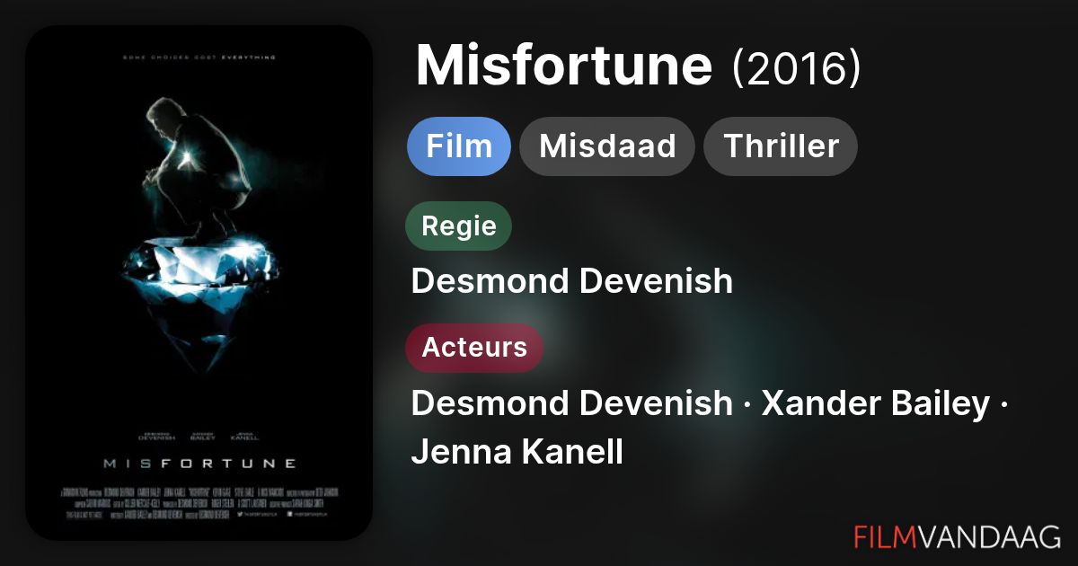 Misfortune (film, 2016) - FilmVandaag.nl