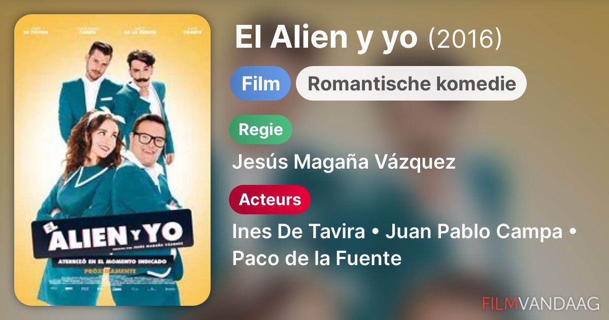 El Alien y yo (film, 2016) - FilmVandaag.nl