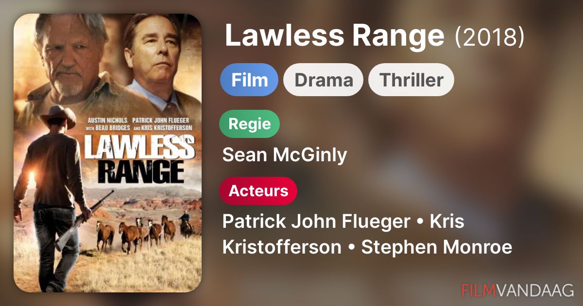 Lawless Range (film, 2016) - FilmVandaag.nl
