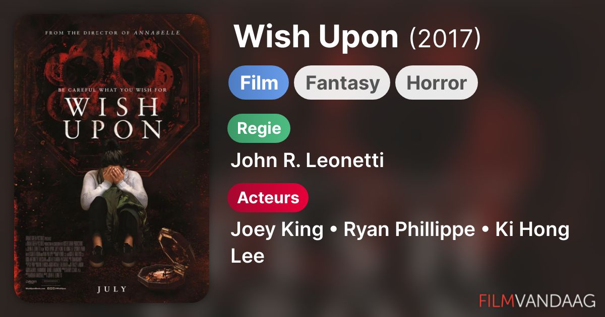 Wish Upon (film, 2017) - FilmVandaag.nl