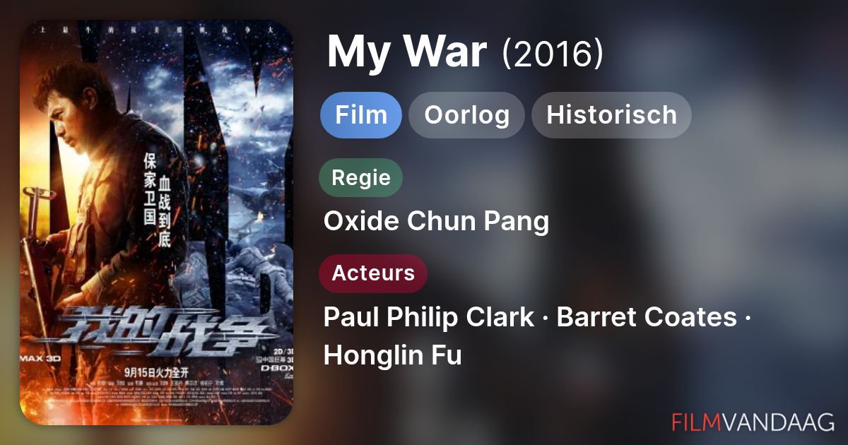My War (film, 2016) - FilmVandaag.nl