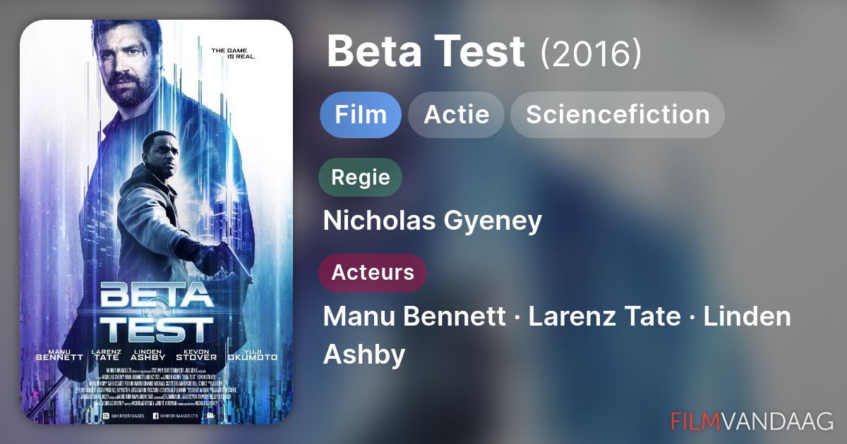 Beta Test (film, 2016) - FilmVandaag.nl
