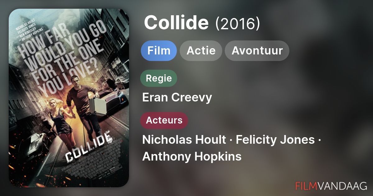 Collide (film, 2016) - FilmVandaag.nl