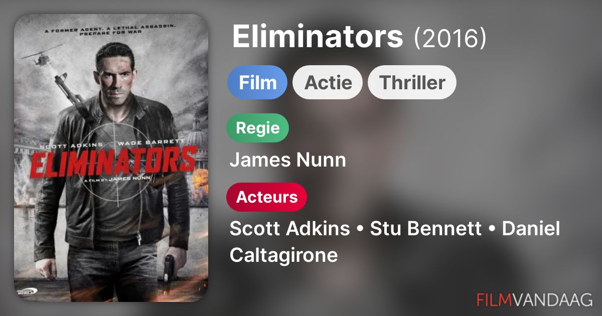 Eliminators (film, 2016) - FilmVandaag.nl