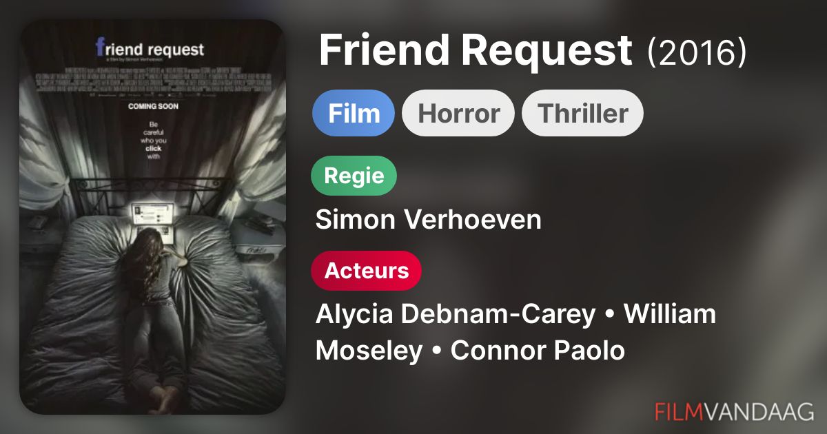 Friend Request (film, 2016) - FilmVandaag.nl