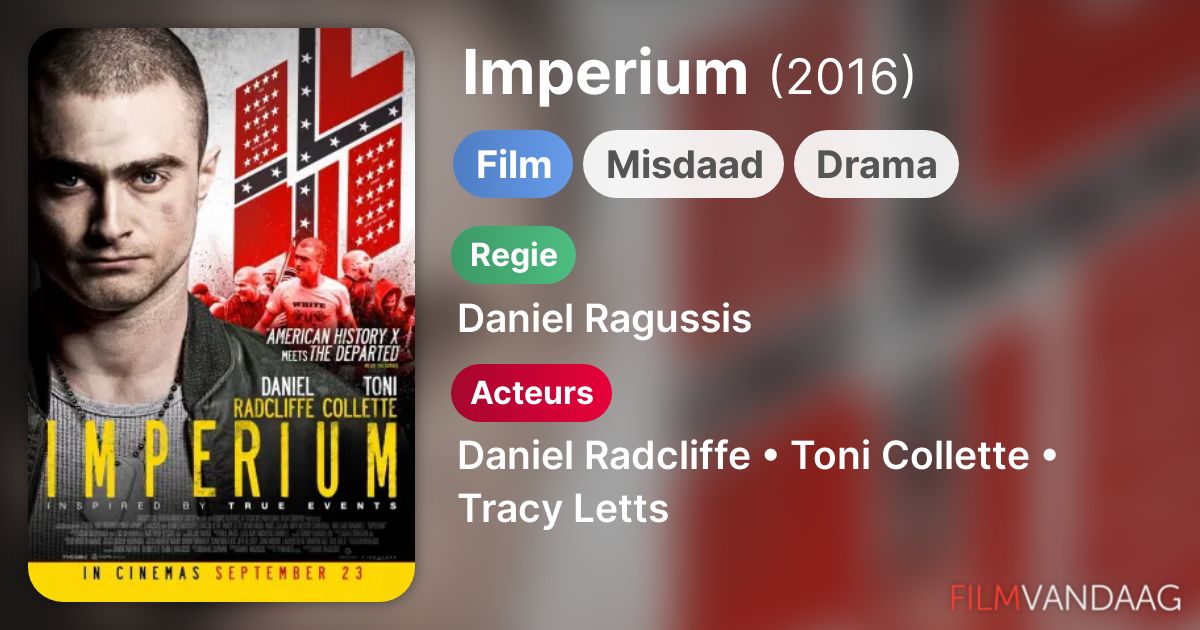 Imperium (film, 2016) - FilmVandaag.nl