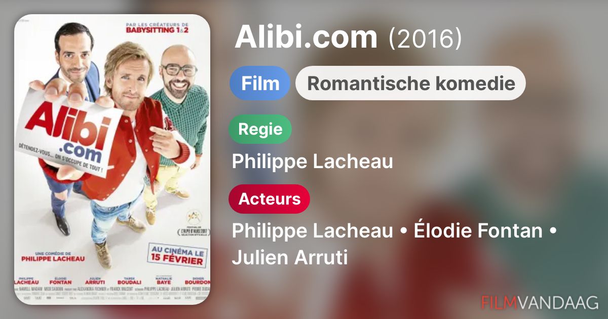 Alibi.com (film, 2017) - FilmVandaag.nl