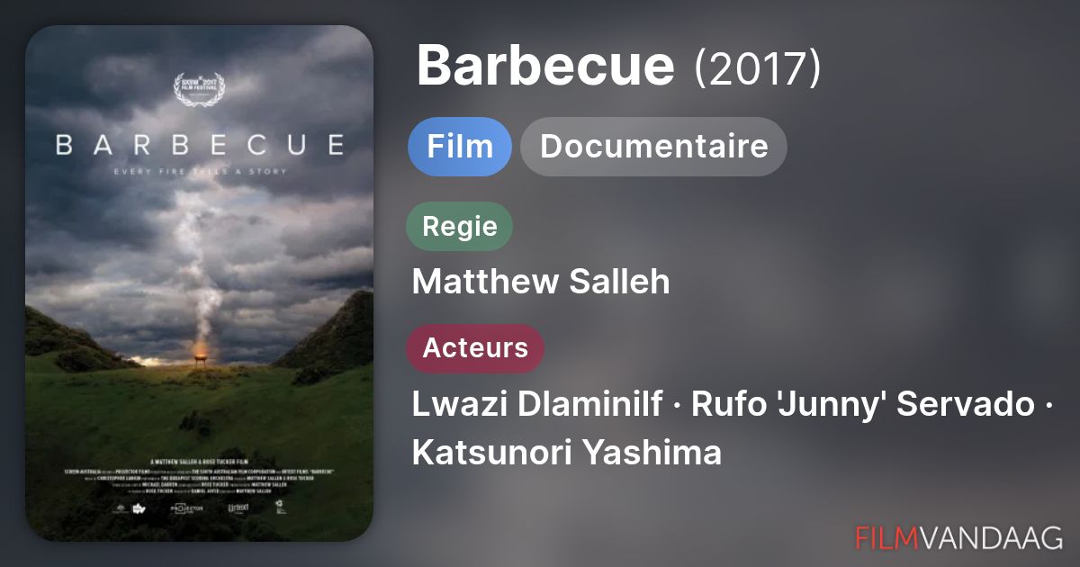 Barbecue (film, 2017) - FilmVandaag.nl