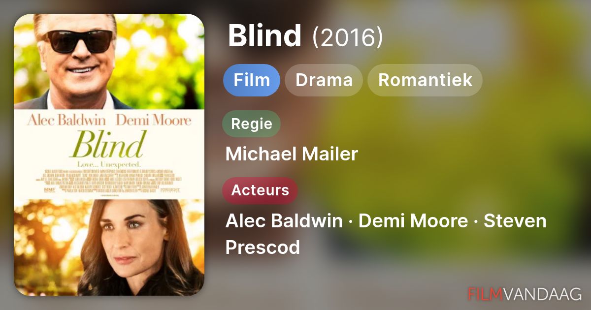 Blind (film, 2016) - FilmVandaag.nl