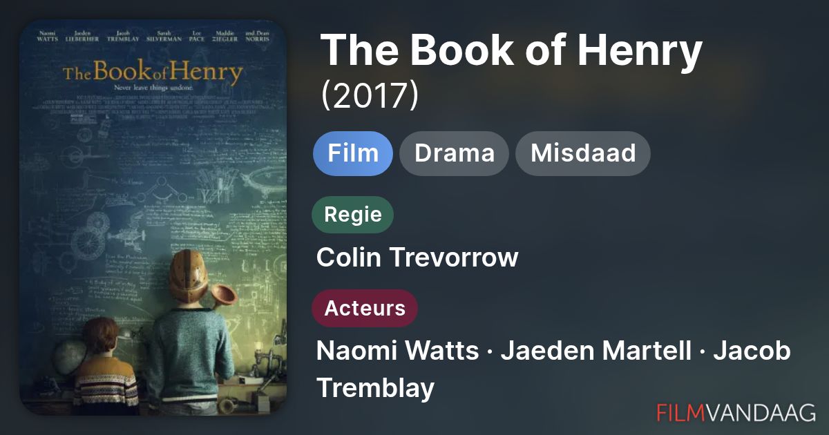 The Book of Henry (film, 2017) - FilmVandaag.nl