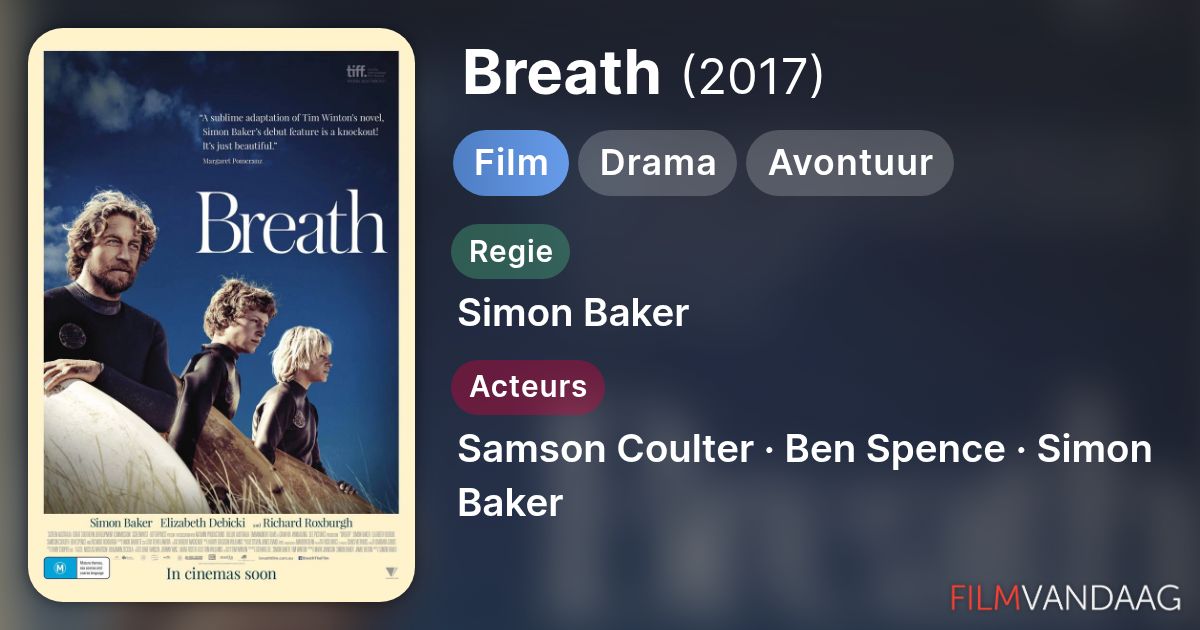 Breath (film, 2017) - FilmVandaag.nl