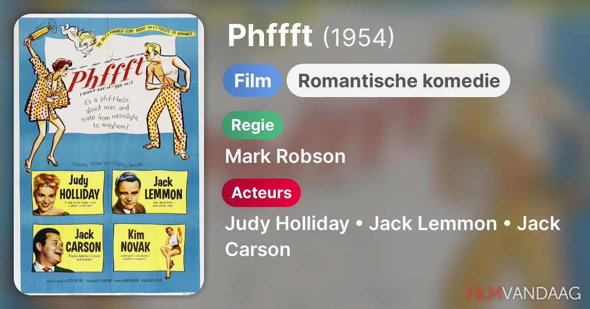 Phffft (film, 1954) - FilmVandaag.nl