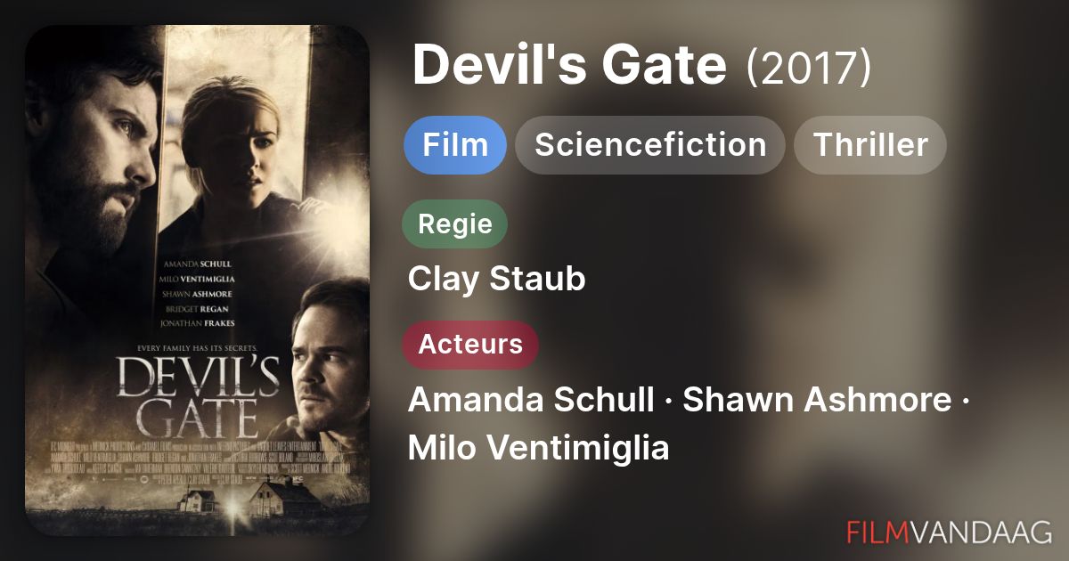 Devil's Gate (film, 2017) - FilmVandaag.nl