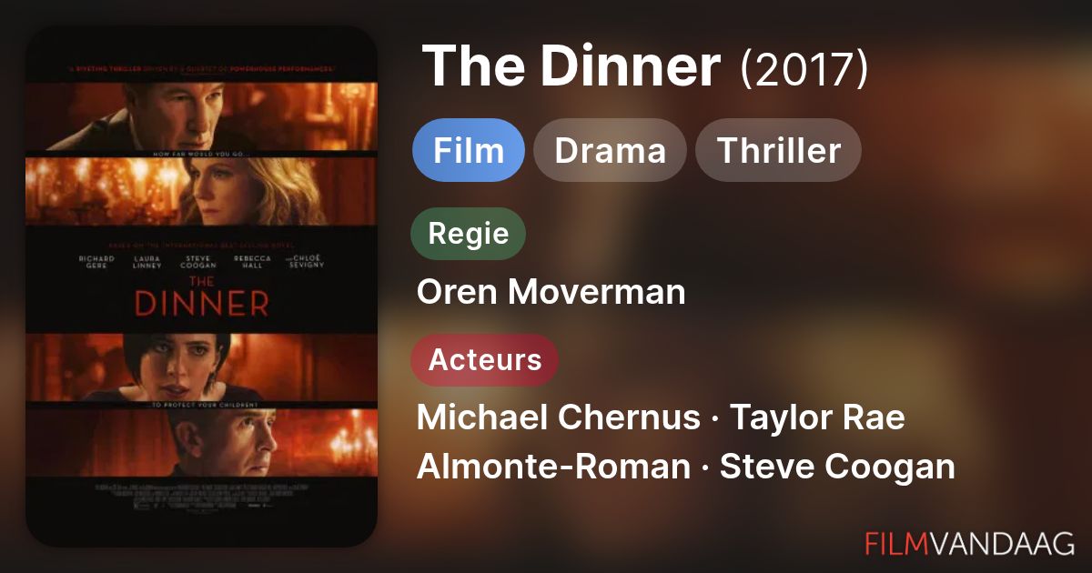 The Dinner (film, 2017) - FilmVandaag.nl