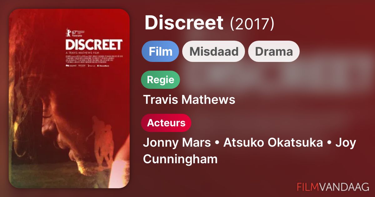Discreet (film, 2017) - FilmVandaag.nl