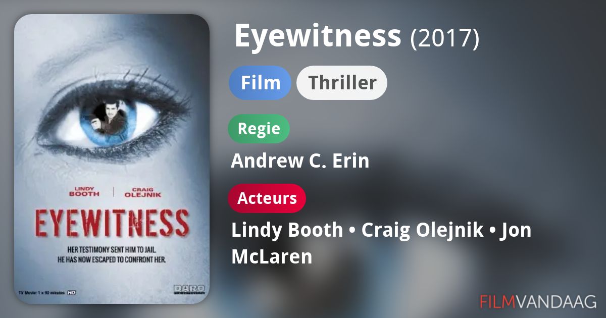 Eyewitness (film, 2017) - FilmVandaag.nl
