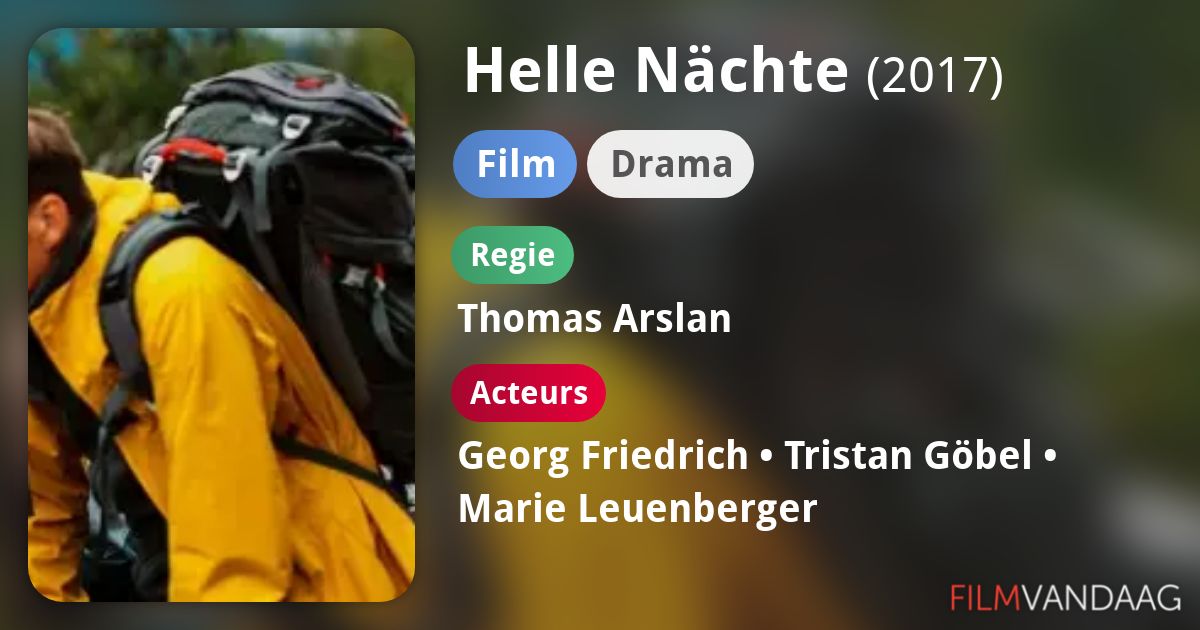 Helle Nächte (film, 2017) - FilmVandaag.nl