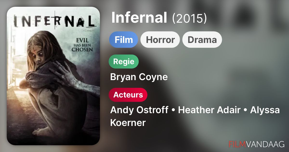 Infernal (film, 2015) - FilmVandaag.nl