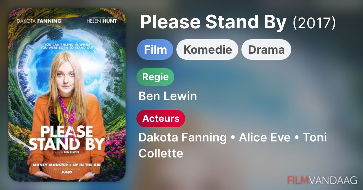 Please Stand By (film, 2017) - FilmVandaag.nl